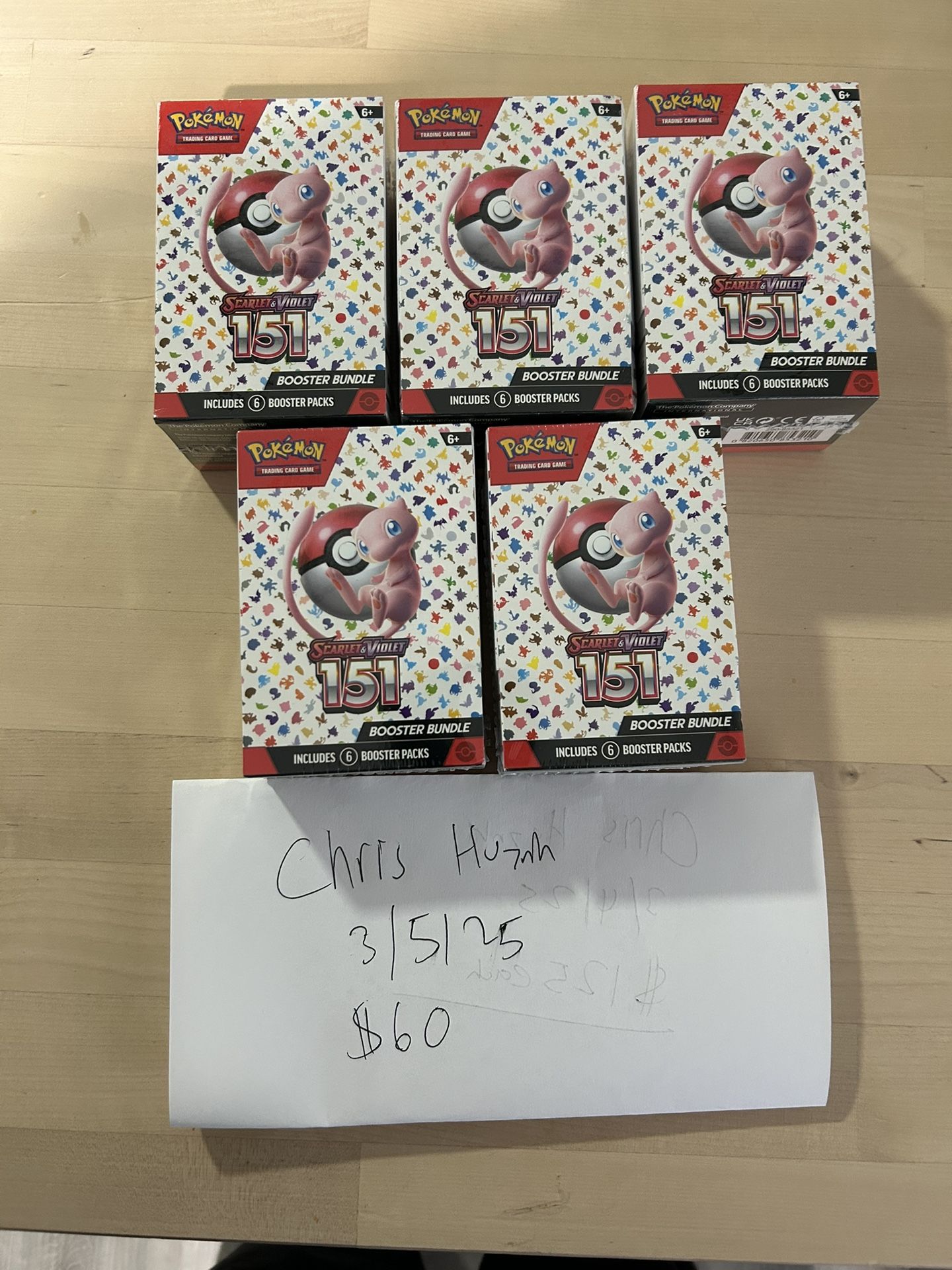 Pokemon 151 Booster Bundles for Sale in Alhambra, CA - OfferUp