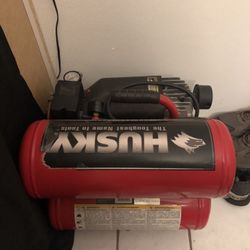 Husky dual tank air compressor store
