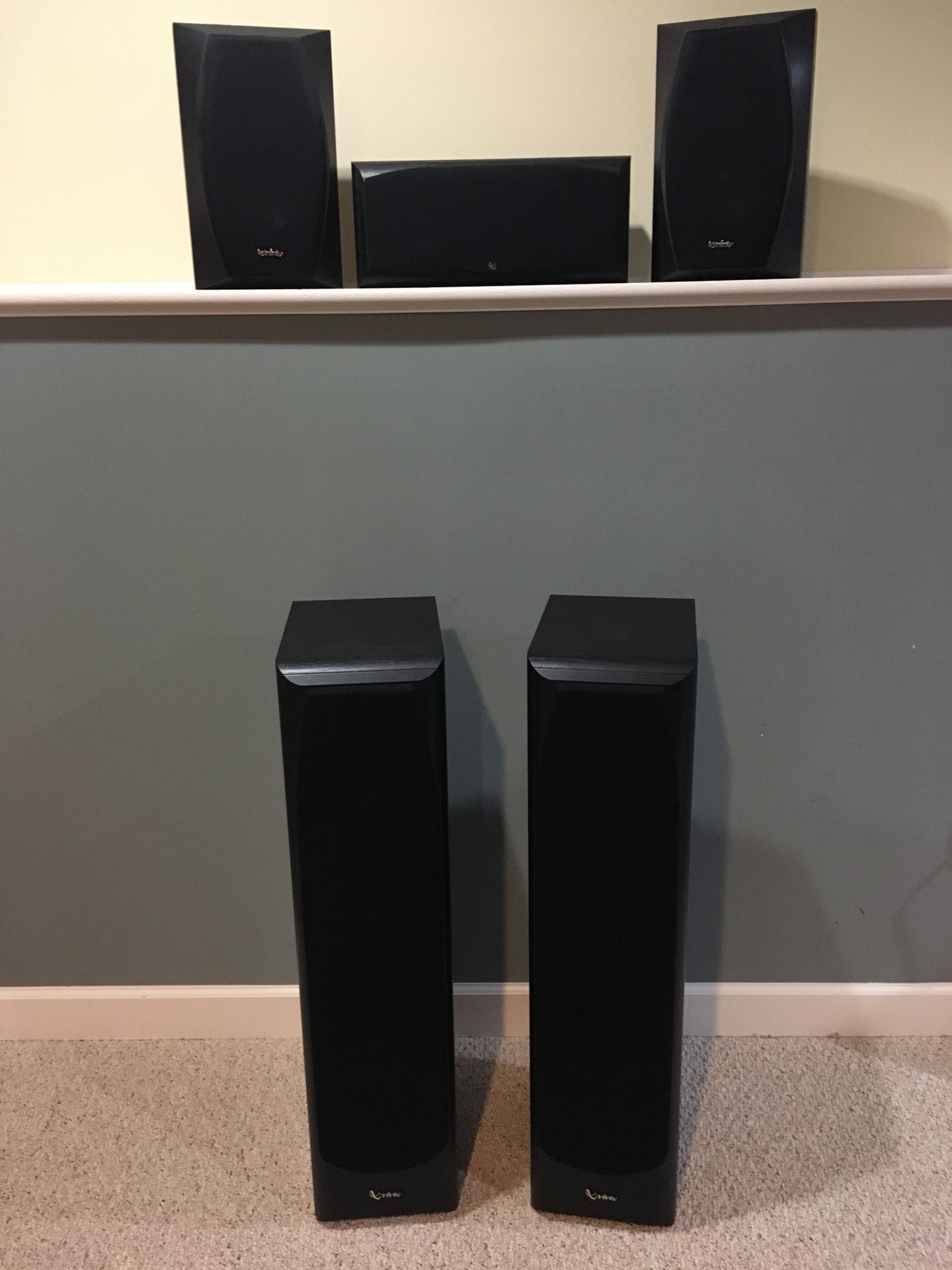 Infinity Surround Sound Speakers (Alpha 40) for Sale in Temecula, CA ...