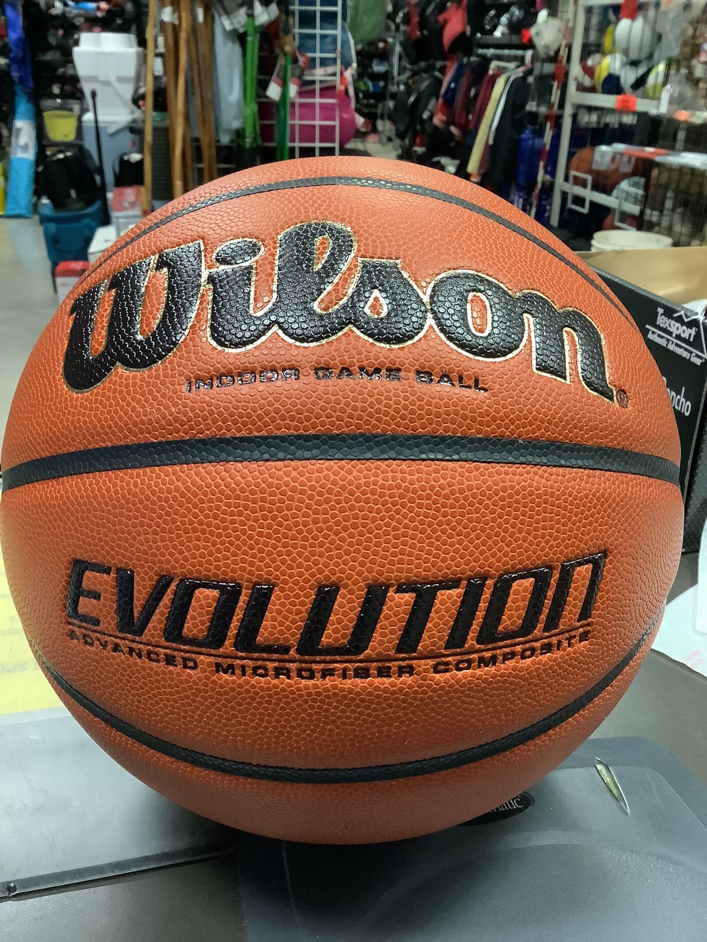 NEW Wilson Evolution Leather Game Basketballs 29.5” Official Size $79. ...