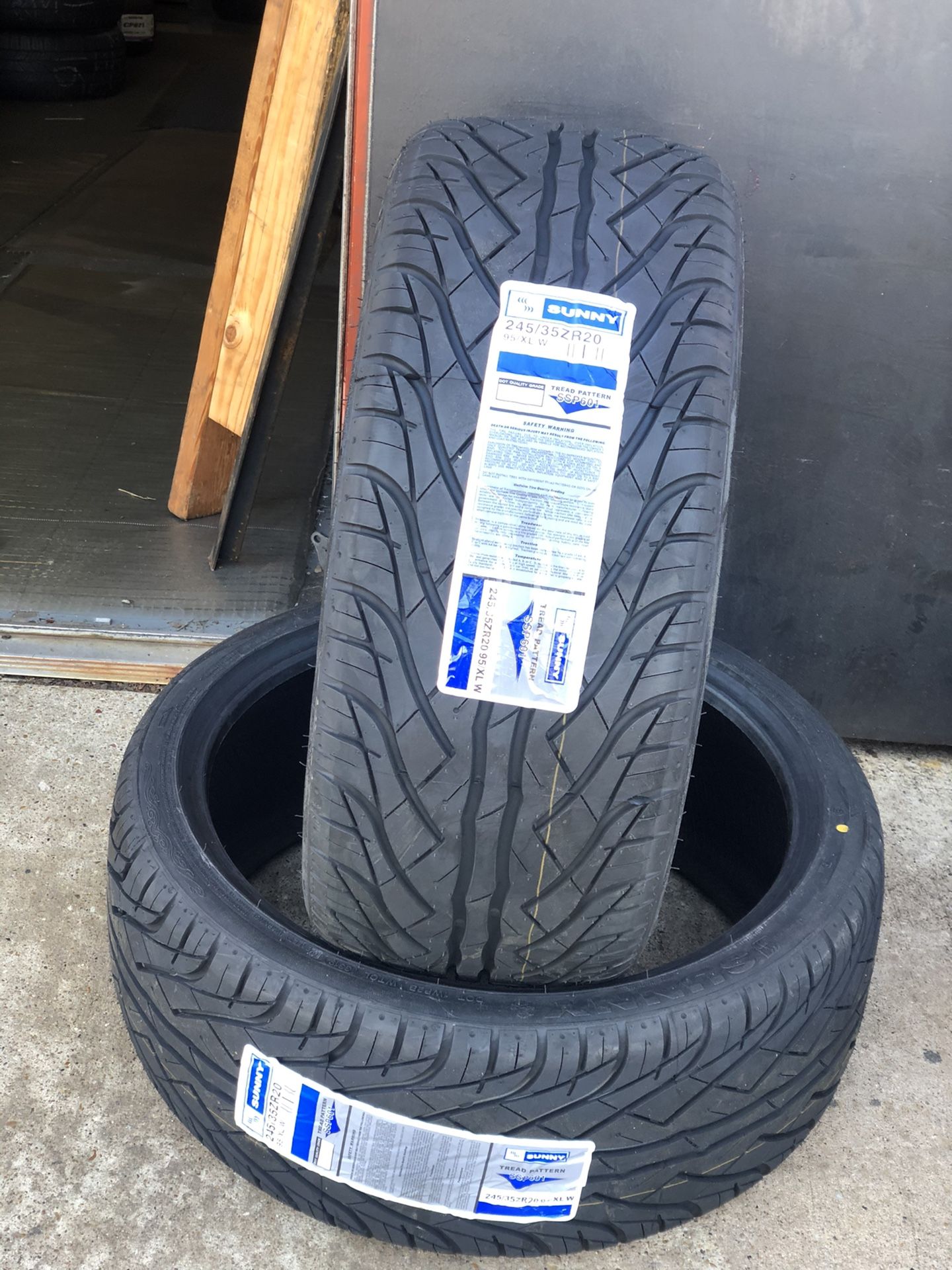 245/35/20 new tires Sunny set of 4 or sale by piece for Sale in Dallas ...