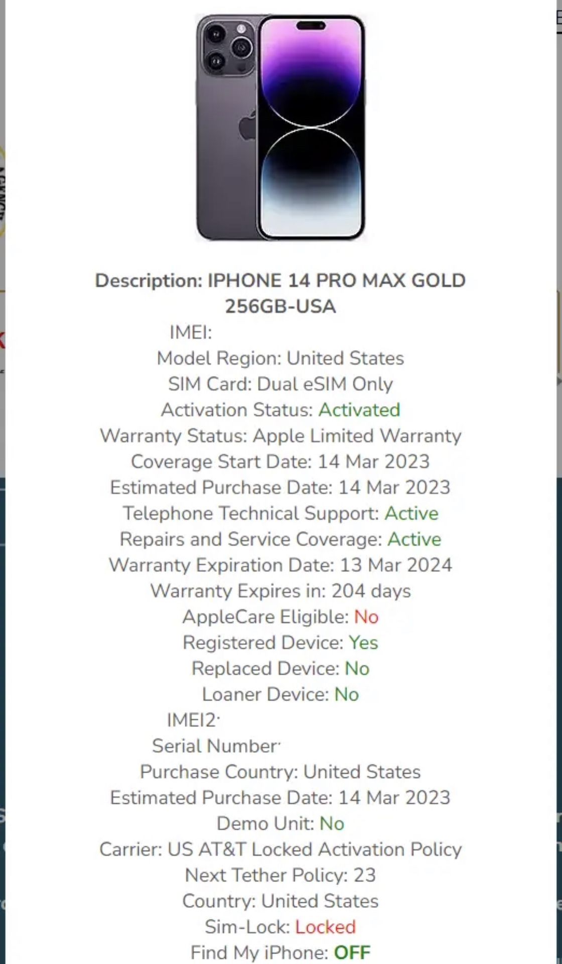 iPhone 14 Pro Max 256GB AT&T for Sale in San Diego, CA - OfferUp