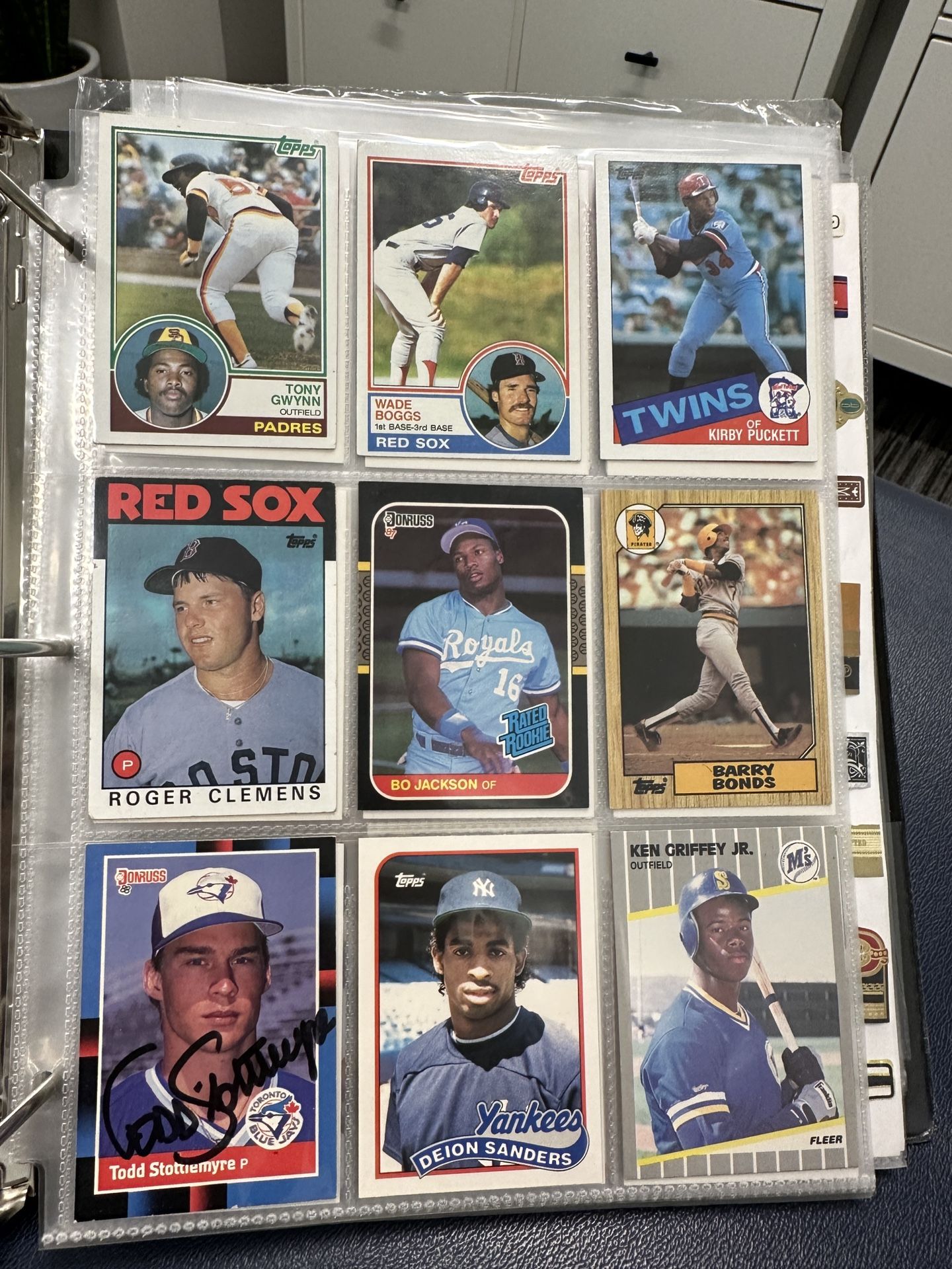 80s-90s Baseball Trading Cards Vintage Rare Rookies Topps for Sale in ...