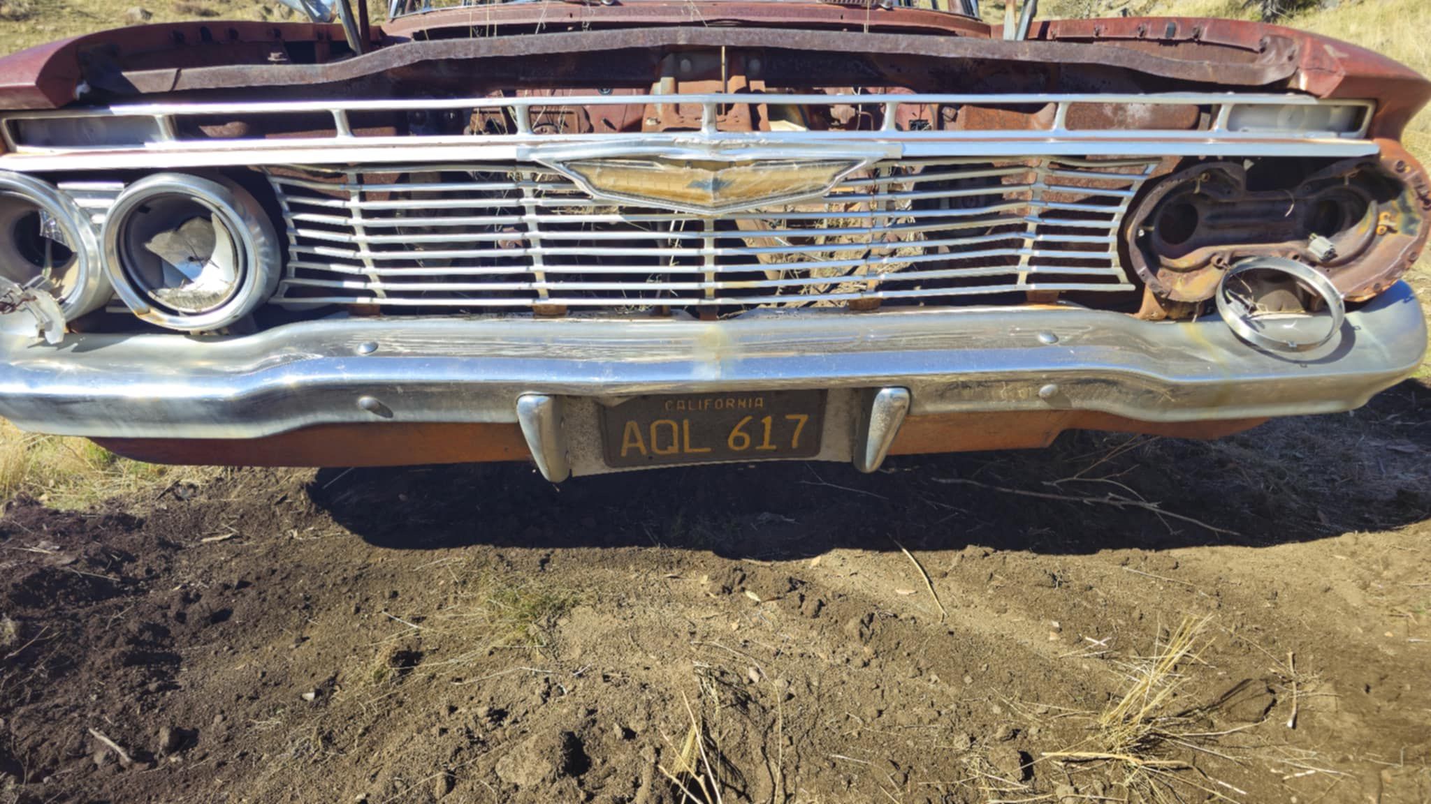 1961 impala belair biscayne parts. 1 piece bumpers sheet metal etc for ...