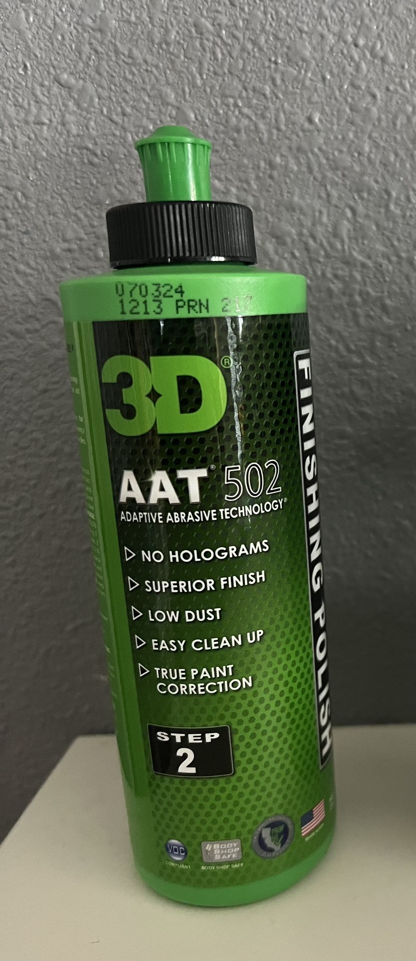 3d One Polish 3D AAT 502 Finishing Polish - 8oz Bottle For Flawless ...