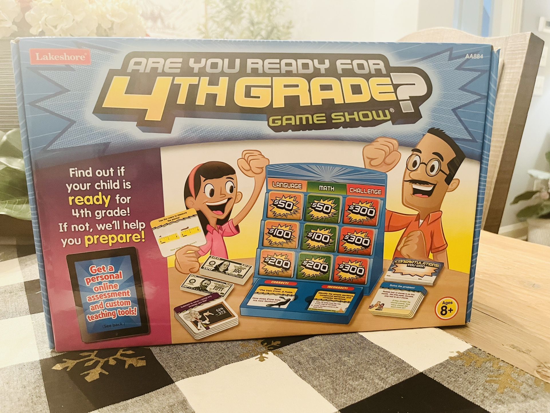 Lakeshore Board game/ Are You Ready for 4th Grade? Game Show for Sale ...
