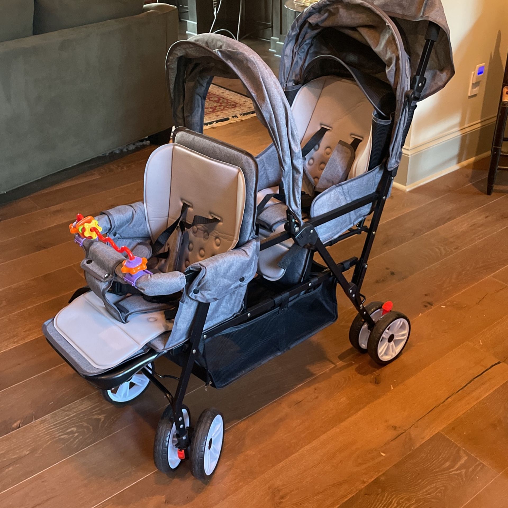 Brand New Double Stroller - Grey for Sale in Marvin, NC - OfferUp