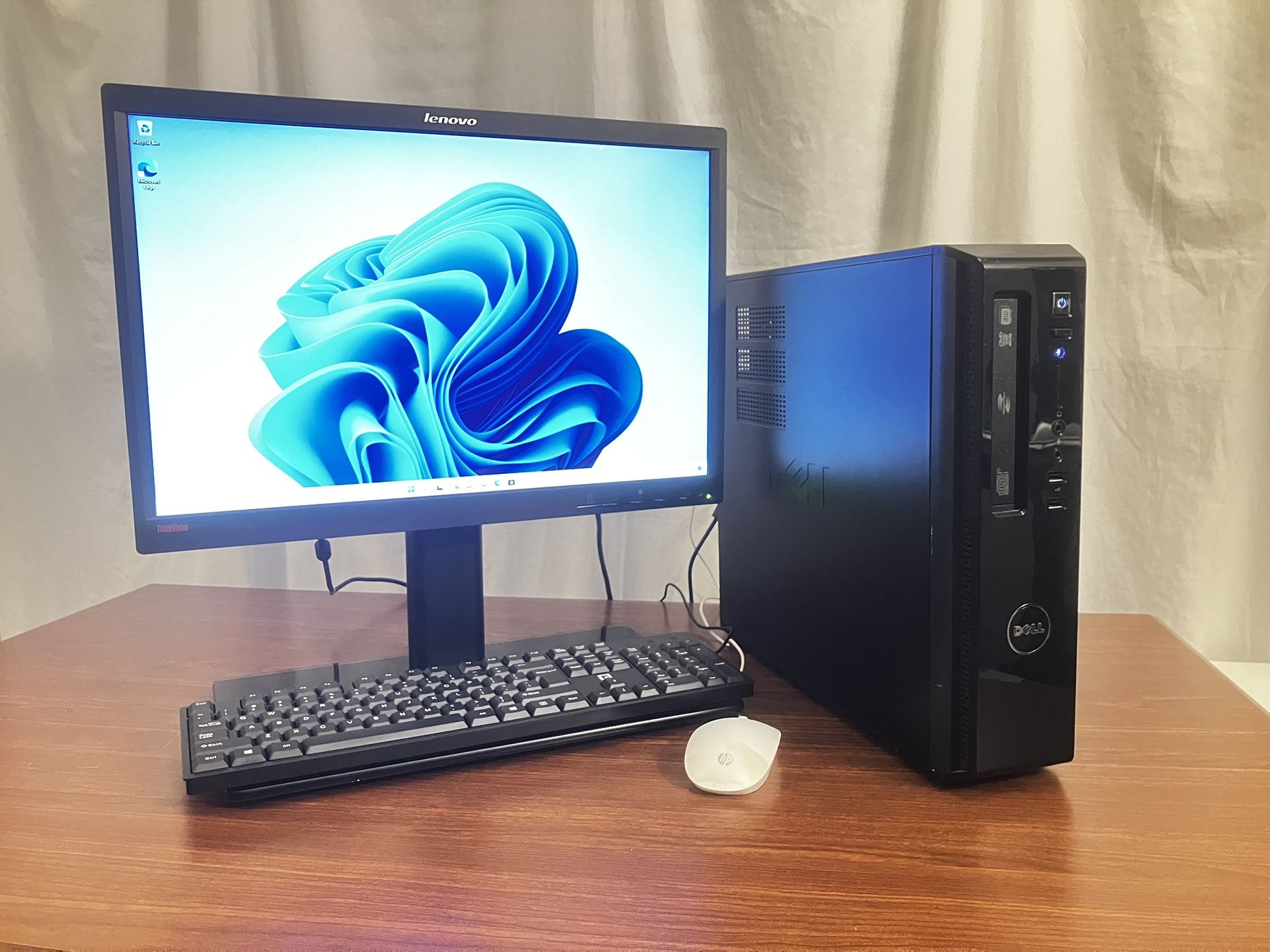 Dell i5 Windows 11 120gb SSD, 8gb Ram, Monitor Keyboard And Mouse Pc ...