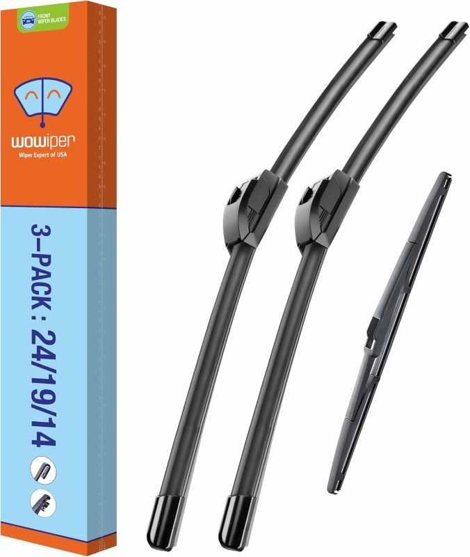 WINDSHIELD WIPER BLADES WITH REAR WIPER BLADE FOR MAZDA 3 2010-2013 ...