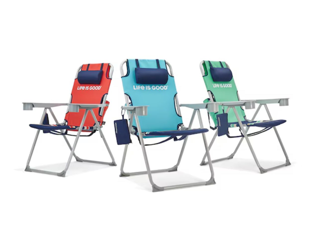 LIFE IS GOOD LAWN/BEACH CHAIRS Set Of 2 for Sale in Rensselaer, NY ...