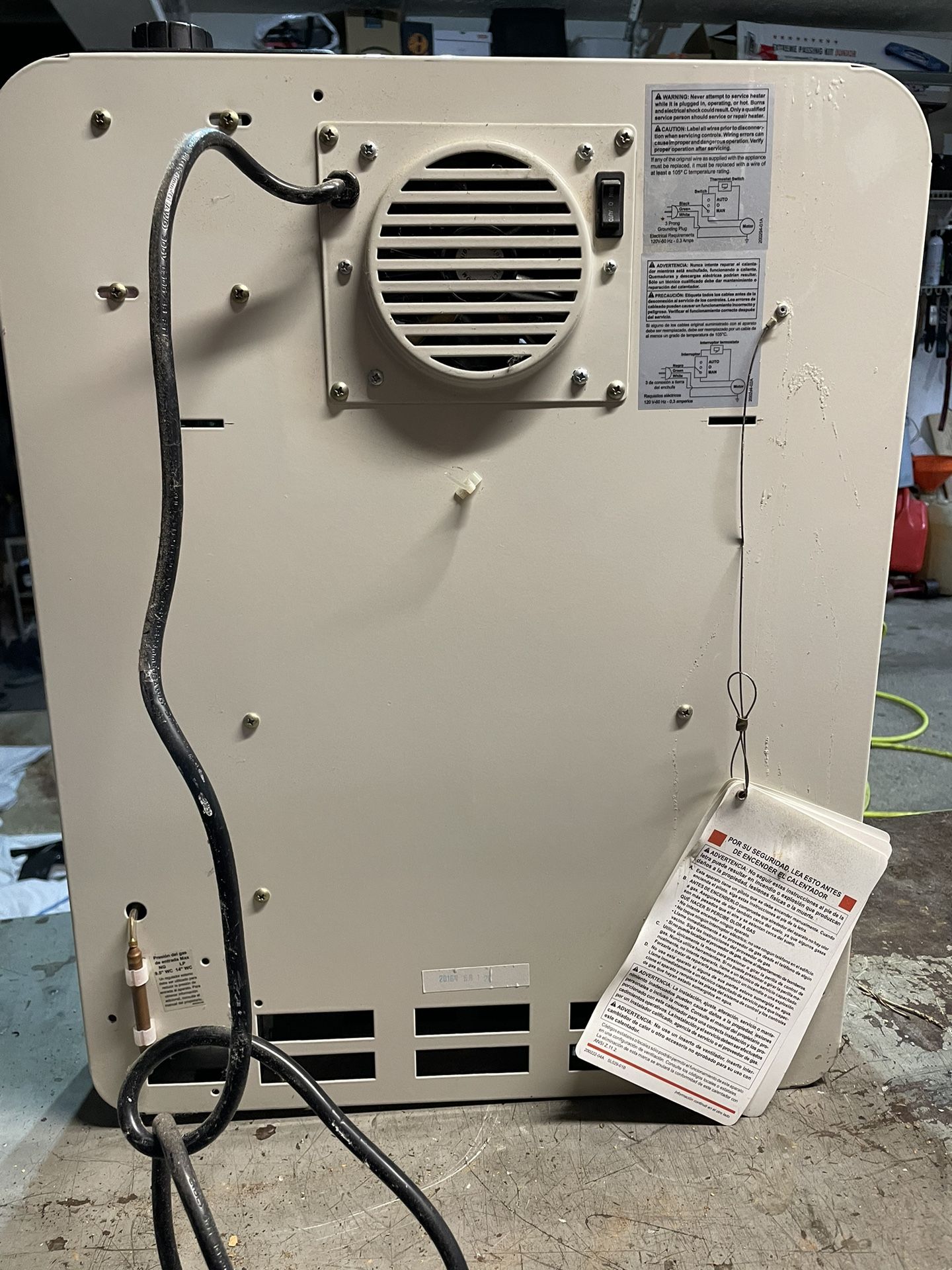 Used Reddy Heater Wall Mount Dual Fuel Heater for Sale in North ...