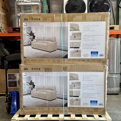 Rawlins leather loveseat store