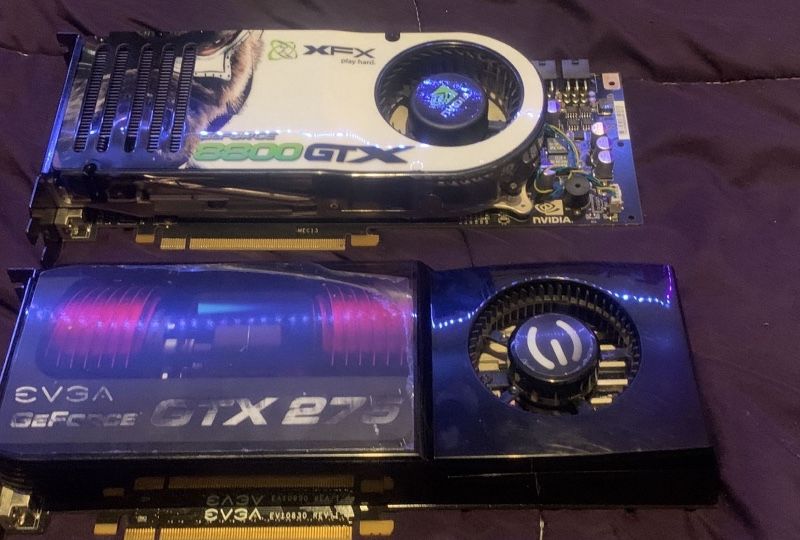 Gamers Graphics Cards Nvidia GeForce GTX 8800 EVGA & GeForce GTX 275 ...