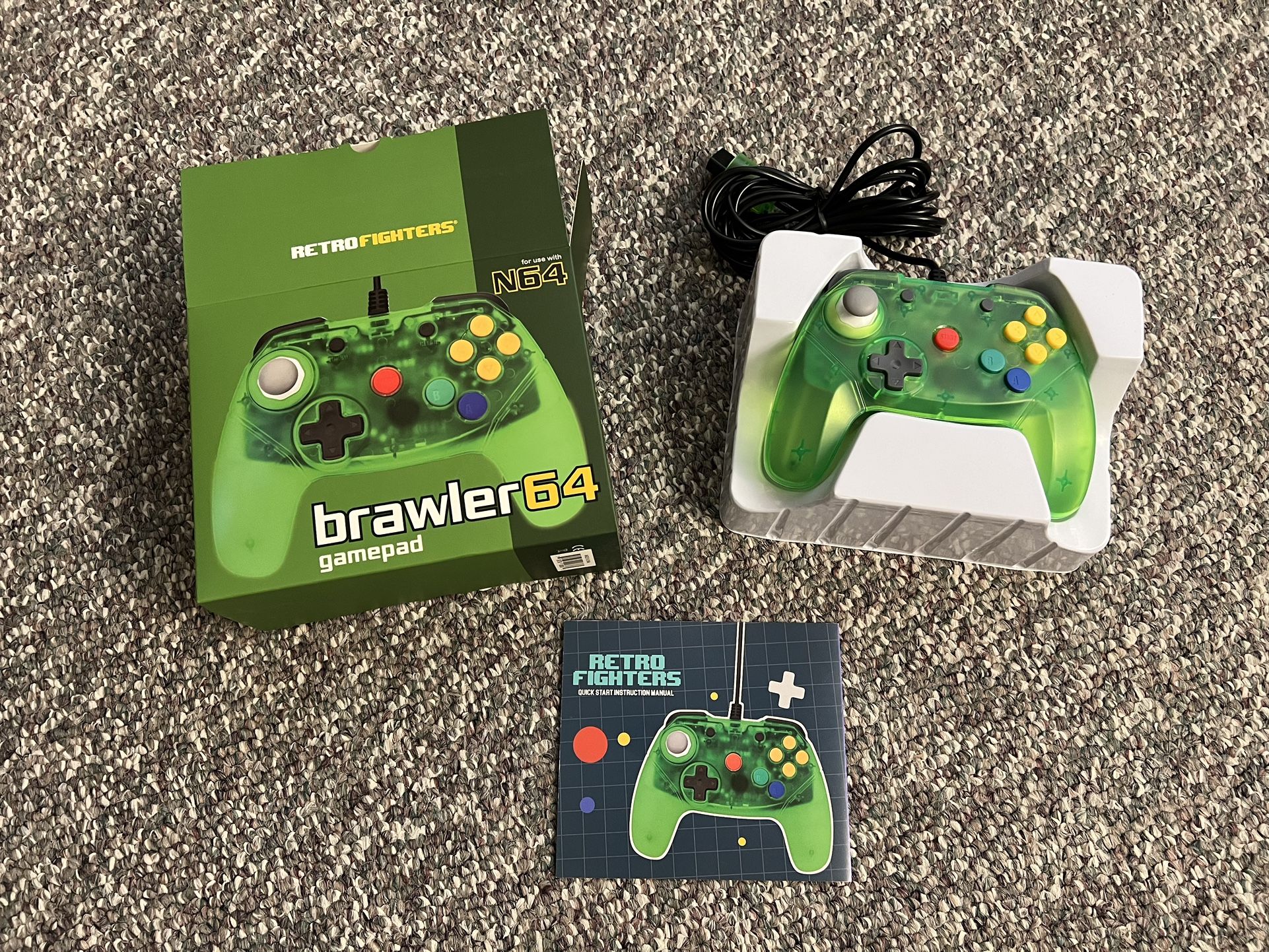 Jungle Green Nintendo 64 N64 Brawler Controller for Sale in Seattle ...