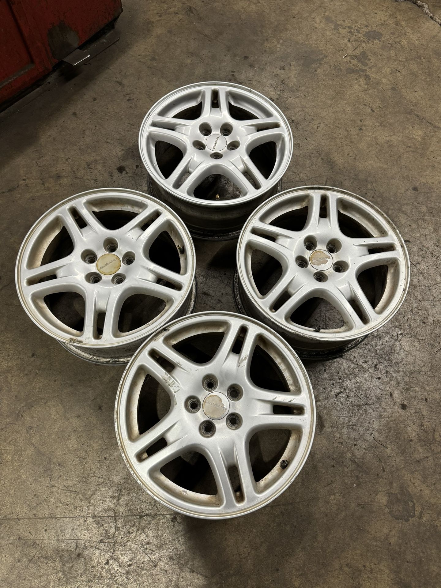 16” 2004 Subaru WRX OEM Wheels for Sale in Kent, WA - OfferUp