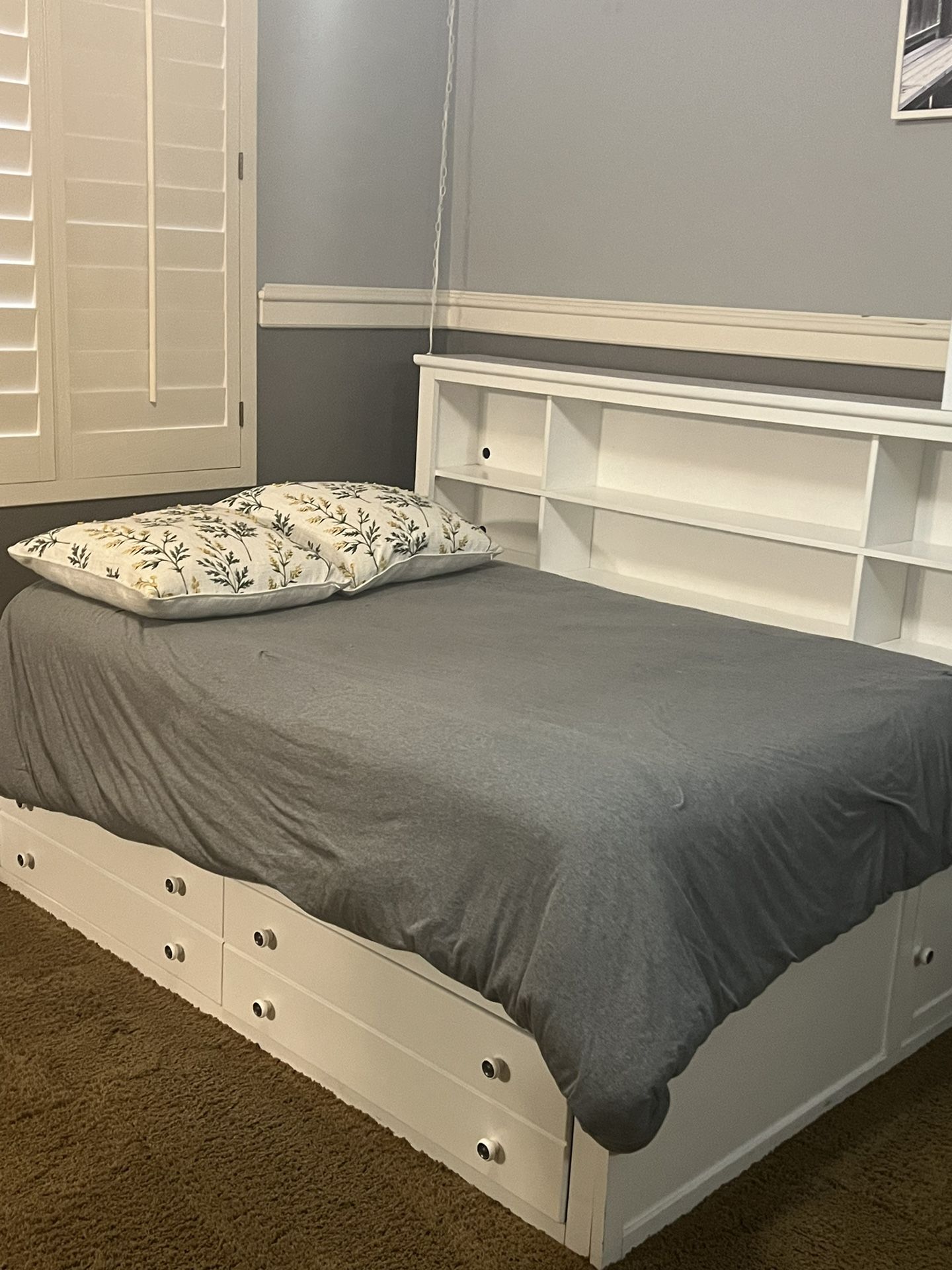 Full-size Storage Bed with Mattress for Sale in Phoenix, AZ - OfferUp