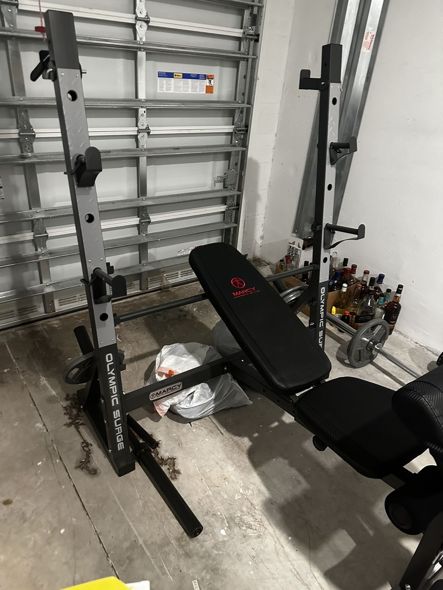 Full At-home Gym Equipment (Bench, Bowflex Weights and Kettle, TRX ...