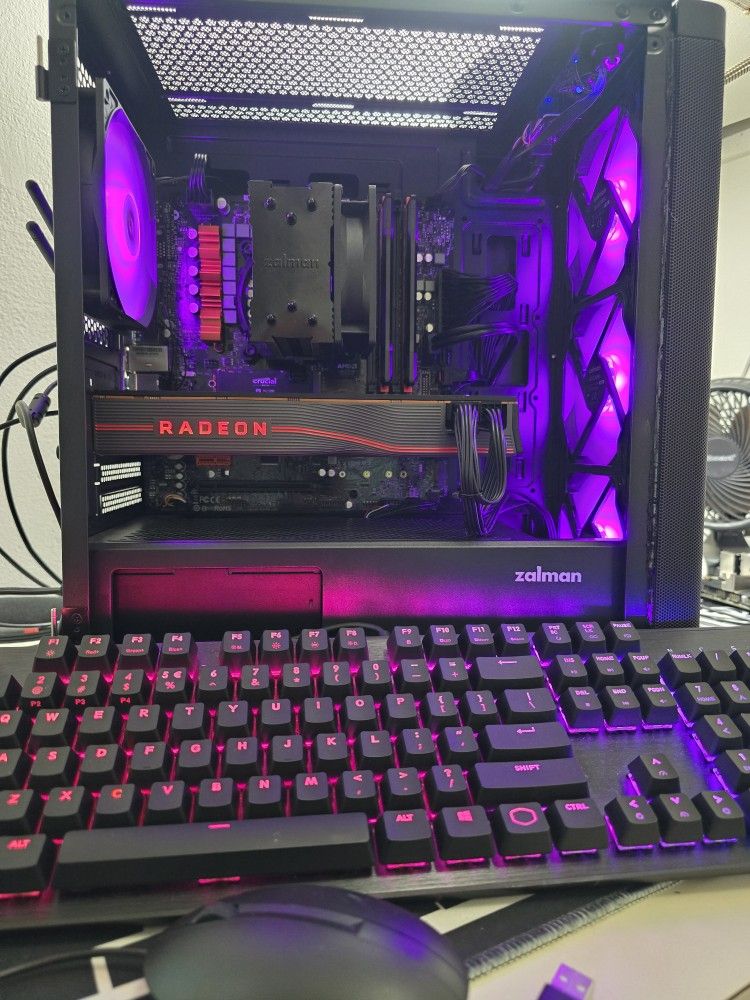 Gaming pc intel i7-8700, rx 5700 xt, 16 gb ram, nvme, hdd, wifi ...