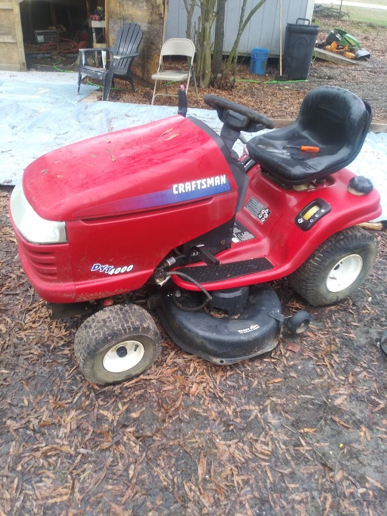 DYT4000 Craftsman riding mower frame for Sale in Burlington, NC - OfferUp