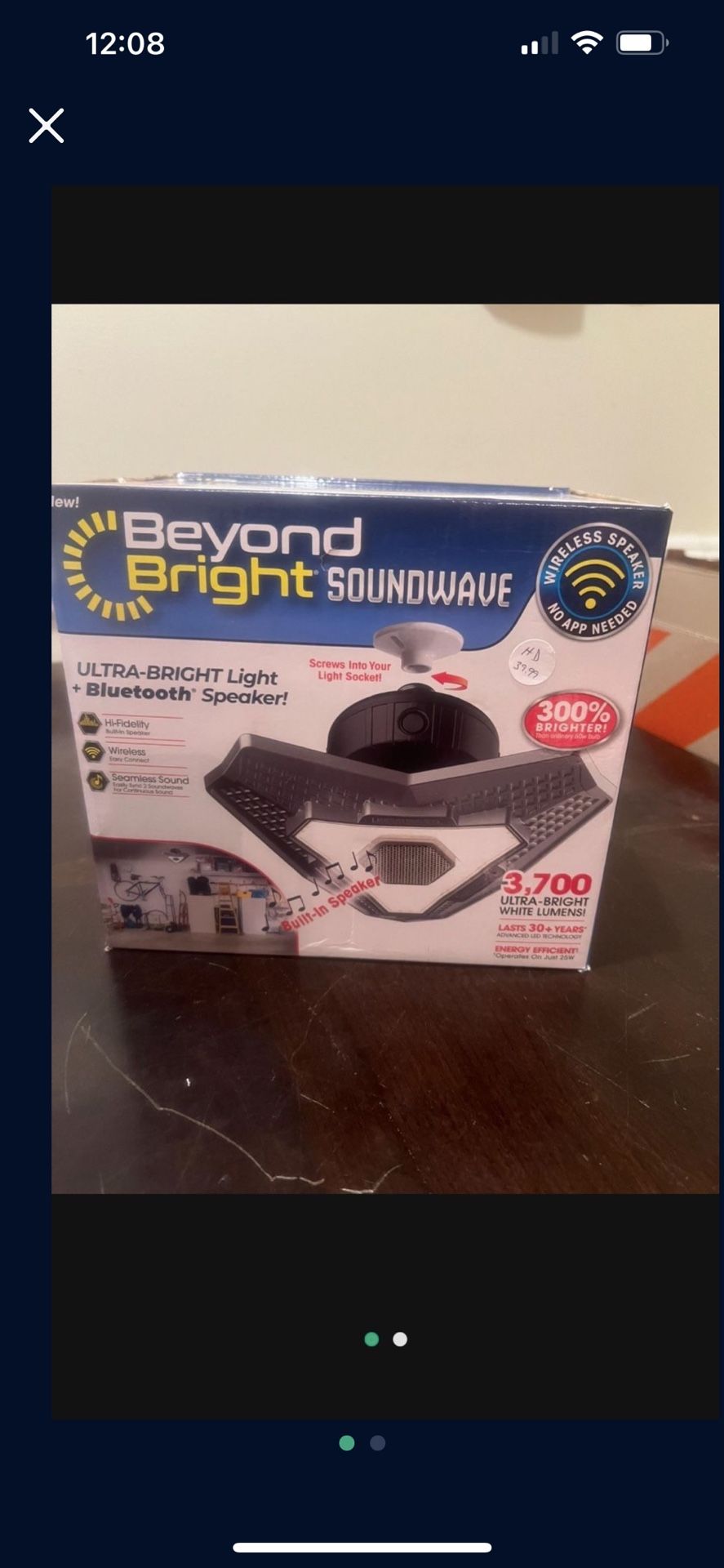 (NEW IN UNOPENED BOX) BEYOND BRIGHT 25-Watt LED Lamp Light Bulbs 6500K ...