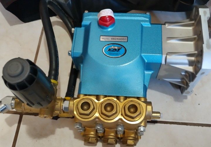 PRESSURE WASHER CAT 66DX PUMP, TRIPLEX, 4.0 GPM@4000 PSI, 1" HOLLOW SHAFT WITH UNLOADER MODEL ...