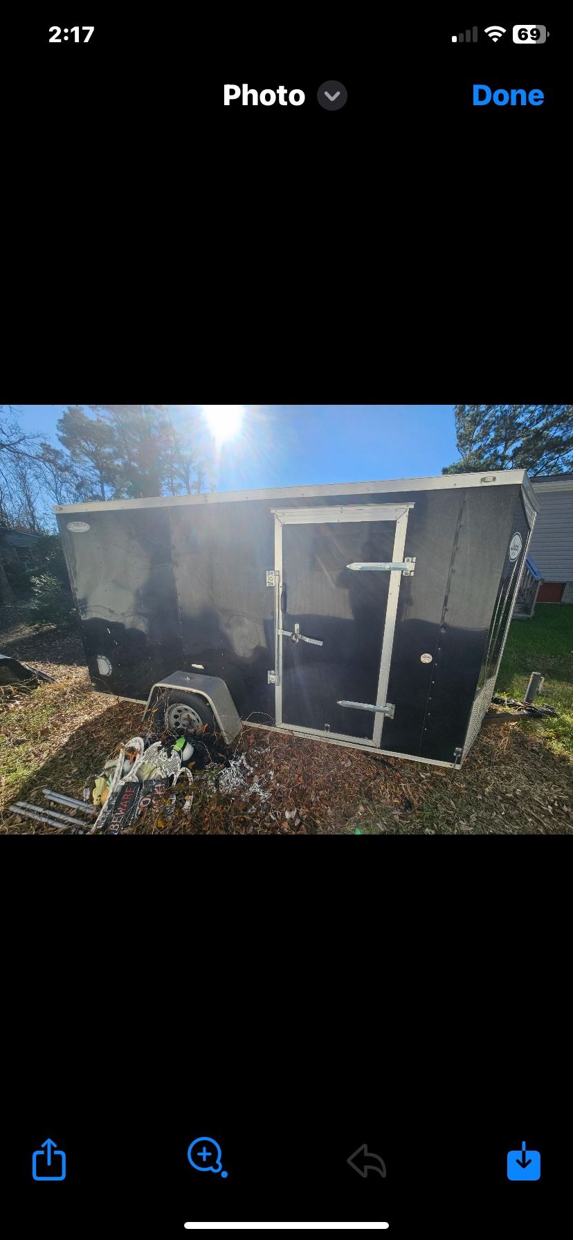 Leonard Enclosed Black Trailer for Sale in Longs, SC - OfferUp