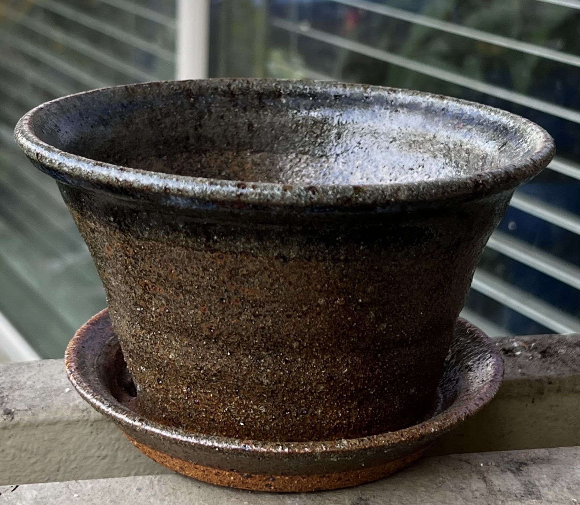 Bruning Locally Made Snohomish Ceramic Pottery Planter Flower Pot With ...