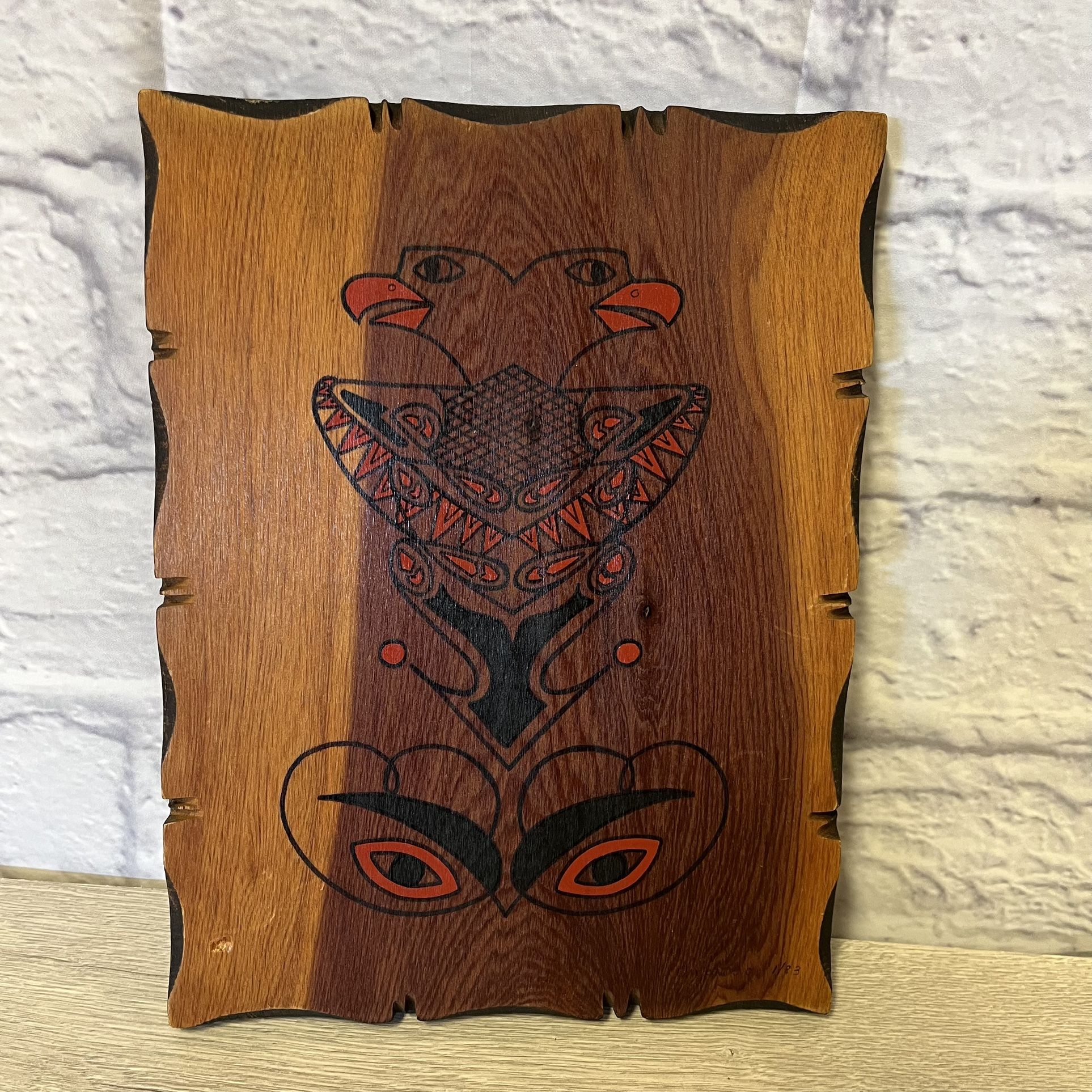 Small Alaskan Good Luck Totem Salish Indian Wood Art for Sale in Tacoma ...