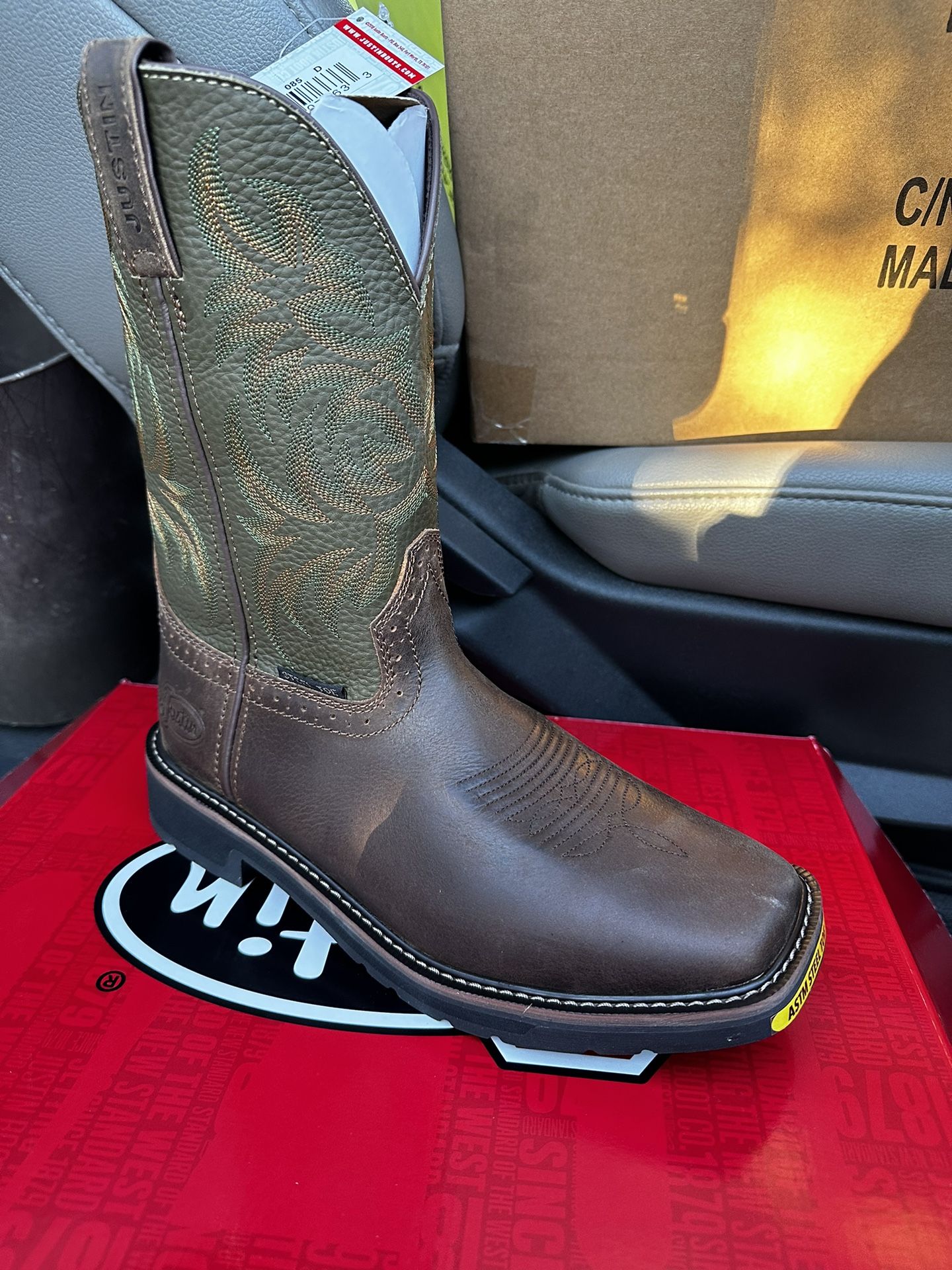 Justin Boots Steel Toe for Sale in Canutillo, TX - OfferUp