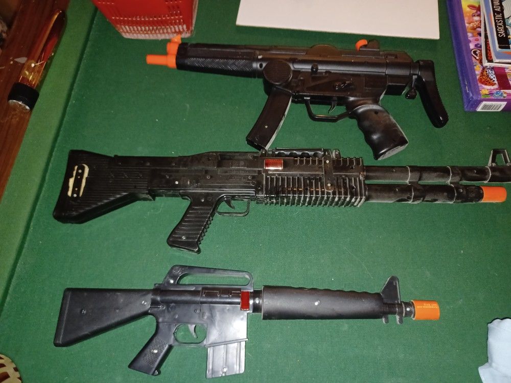 Fake Toy Guns 3 Pieces Suoer Kool Playtime for Sale in San Antonio, TX ...