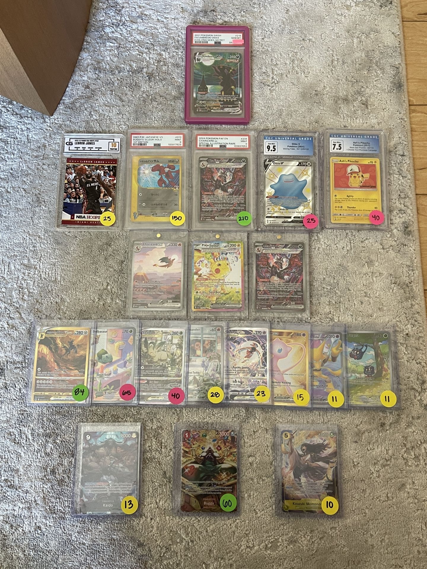 Pokemon Singles & Slabs - One Piece & LeBron for Sale in San Jose, CA ...