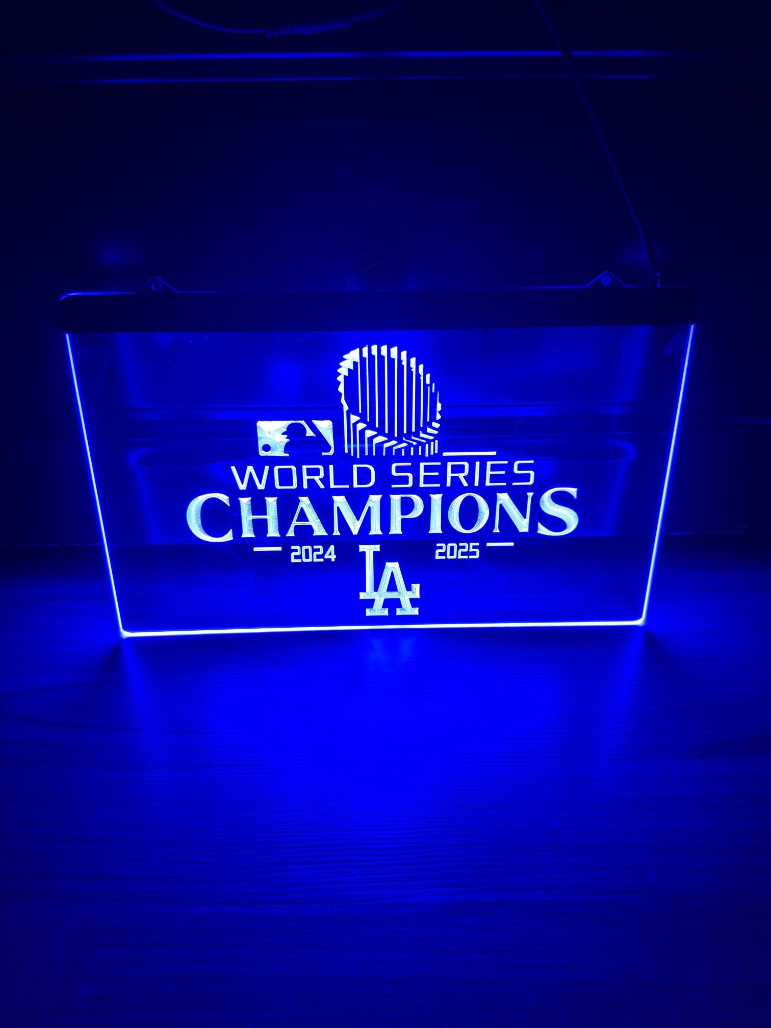 LOS ANGELES DODGERS LED NEON BLUE LIGHT SIGN 8x12 for Sale in Buena ...