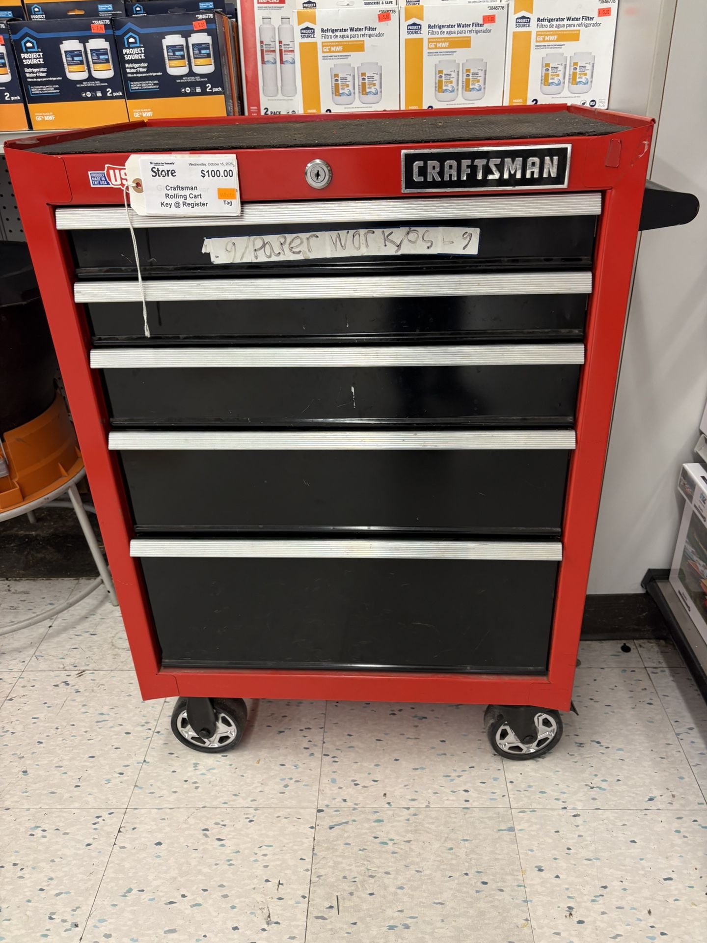 Craftsman 5 Drawer Rolling Tool Cabinet for Sale in Spanaway, WA - OfferUp