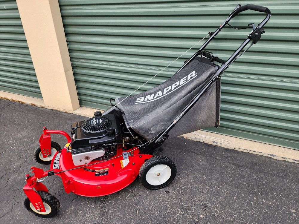 Snapper Lawn Mower Leaf Vacuum RWD propelled with ZERO TURN WHEELS ...