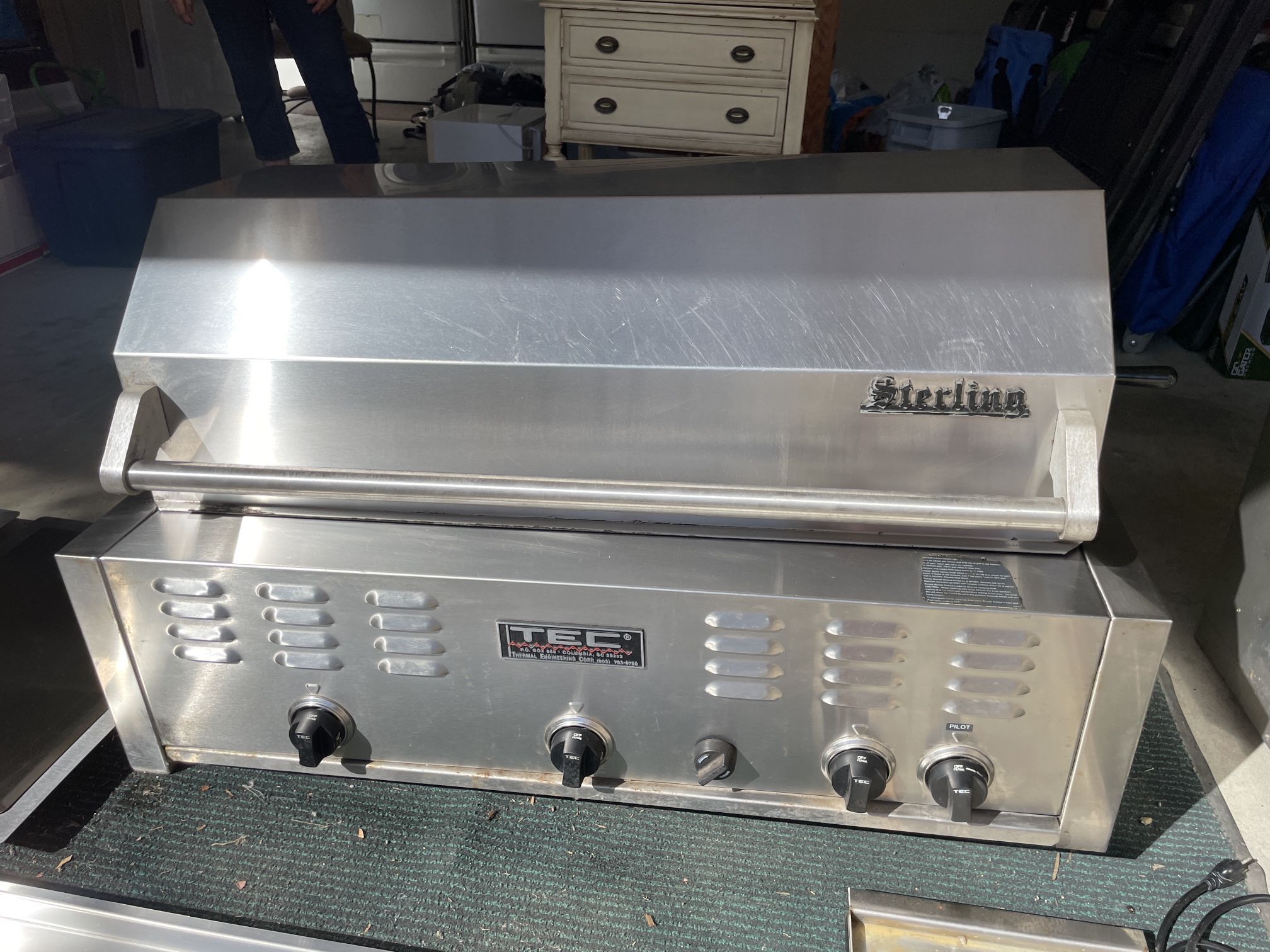 TEC Sterling Patio, 44-Inch Stainless Steel, 3 Infrared BBQ Grill ...