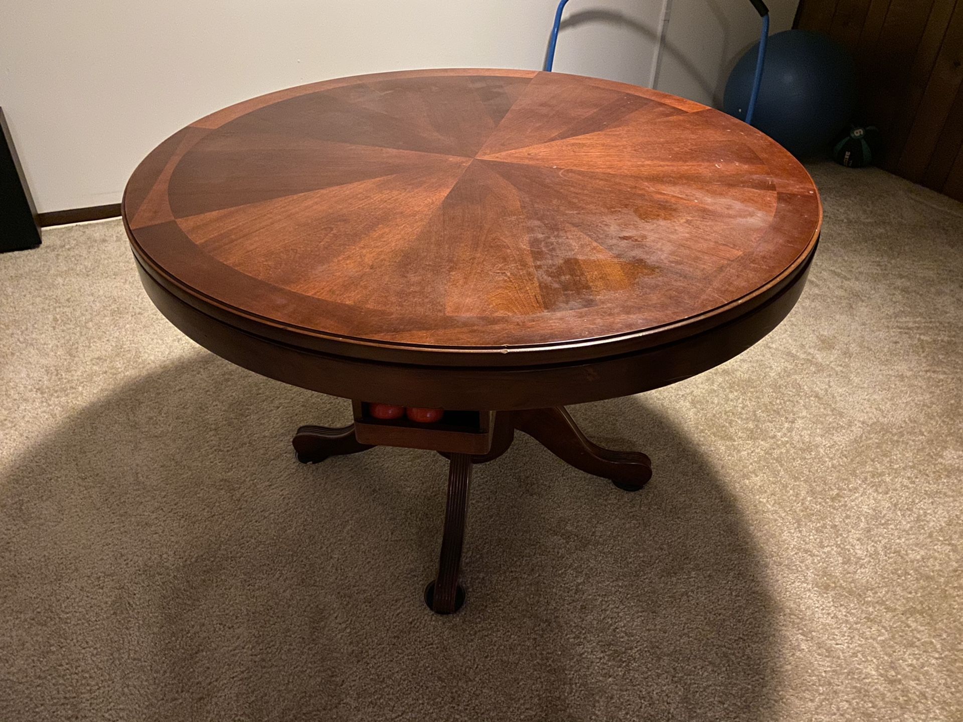 Pedestal Dining Poker Bumper Pool Table for Sale in Overland Park, KS ...