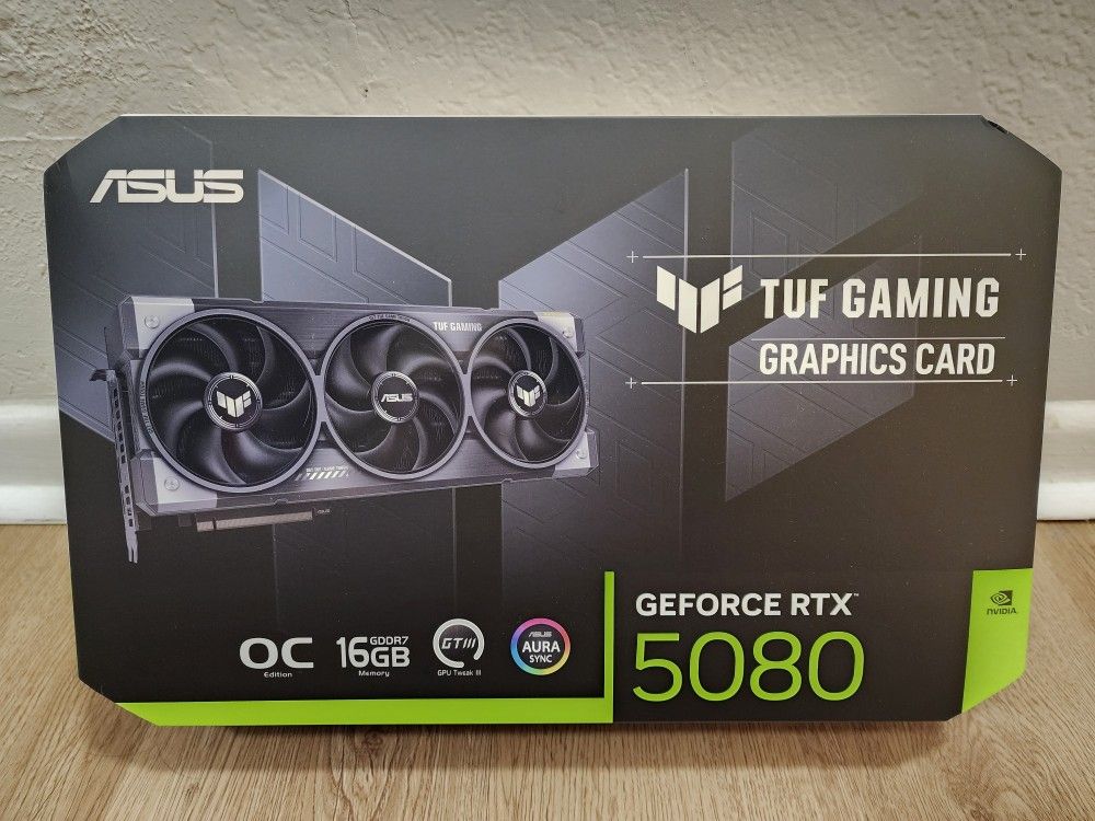 ASUS TUF Gaming RTX 5080 - TUF-RTX5080-O16G-GAMING - NVIDIA graphics ...