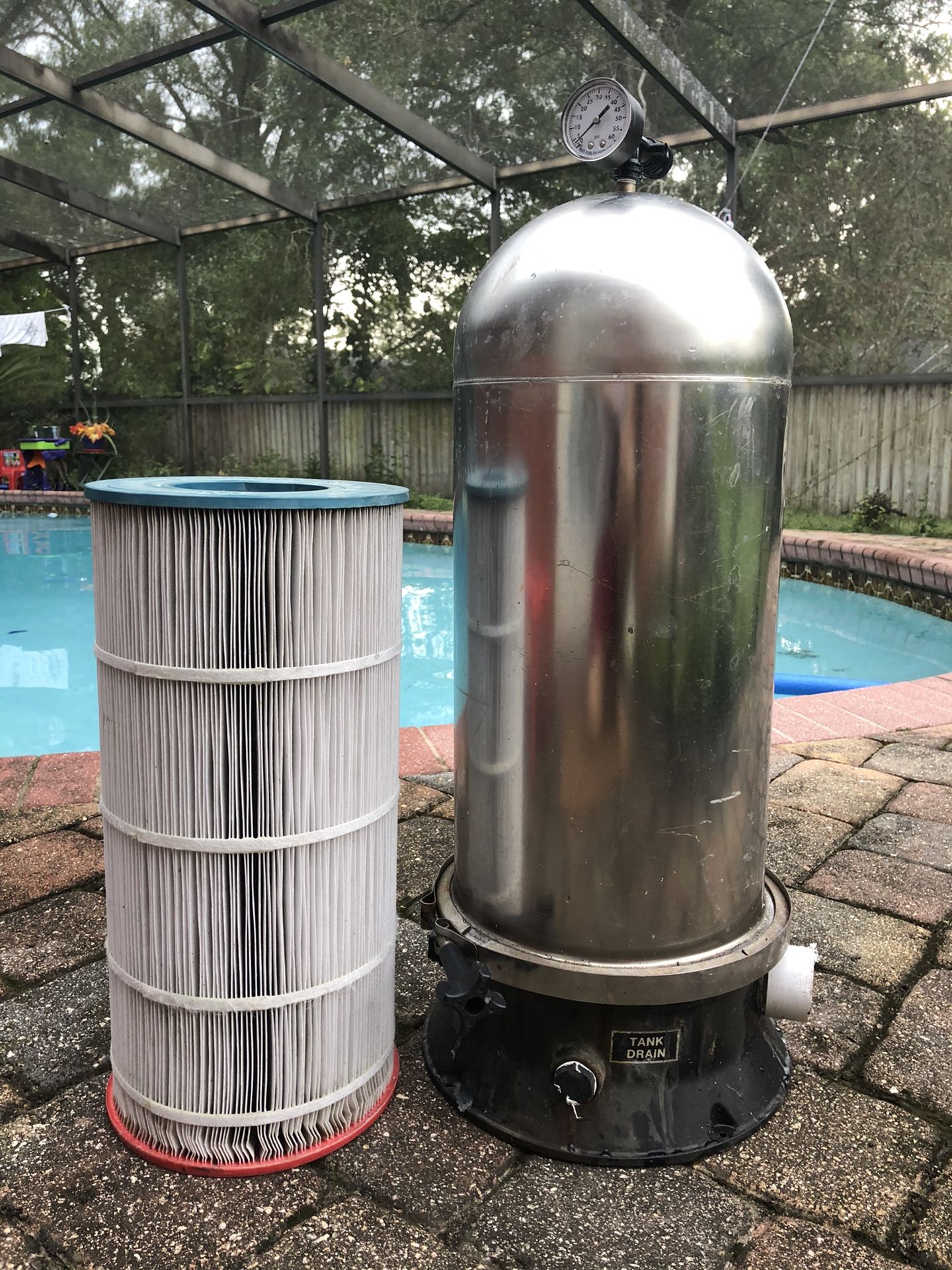 pool cartridge filter housing stainless steel (STA-RITE) for Sale in St ...