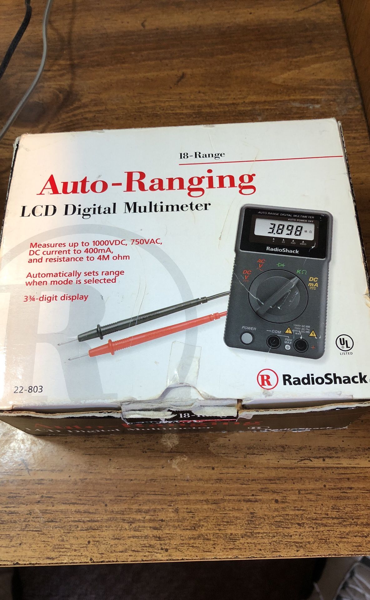Digital Multimeter Radio Shack