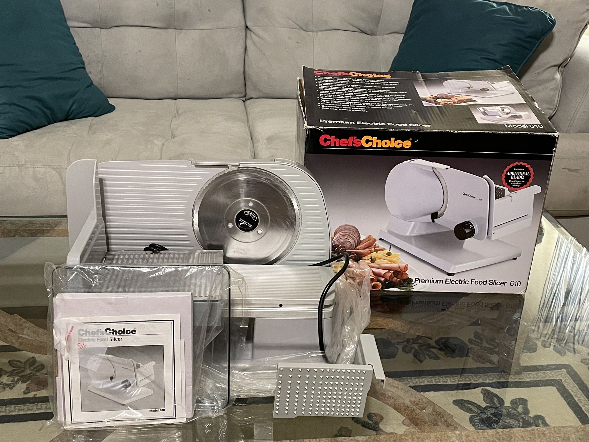 Deli Slicer Chef Choice Electric Food Slicer 610 New Bread Slicer