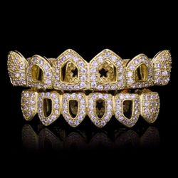 Open Face Gold Crown