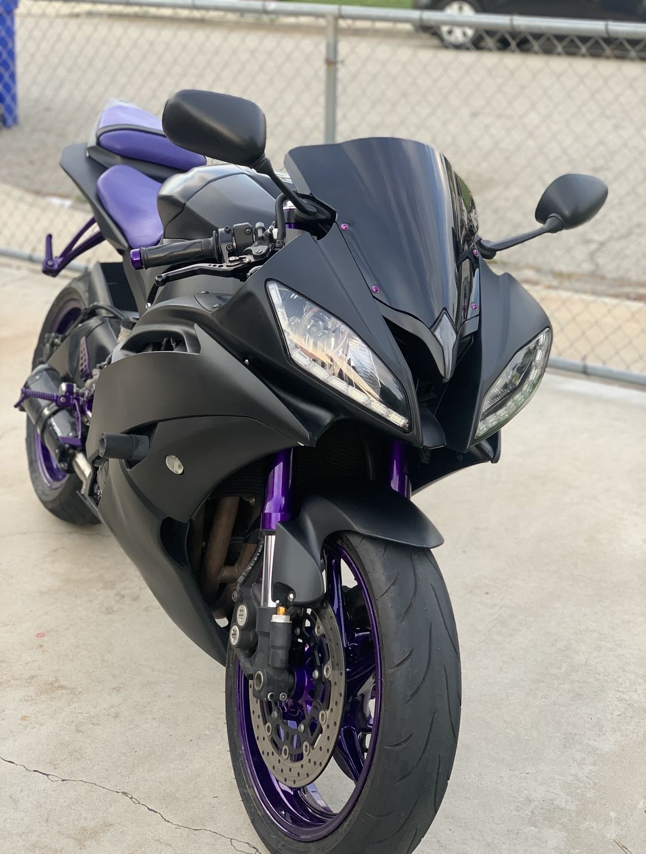 Yamaha R6 Purple