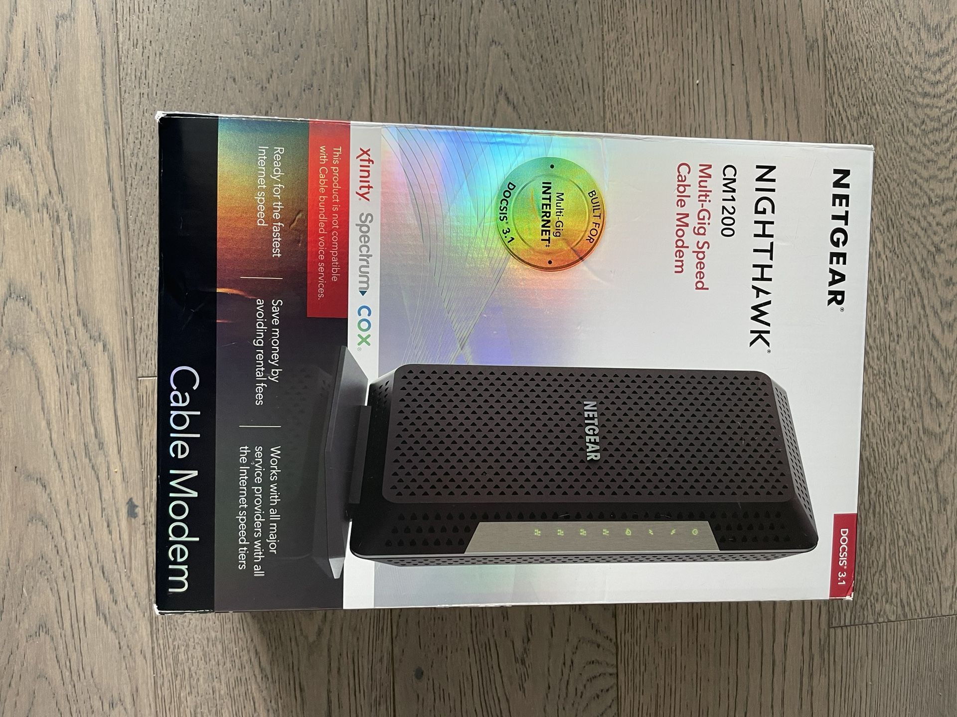 NETGEAR Nighthawk Cable Modem CM1200 - Compatible with all Cable ...