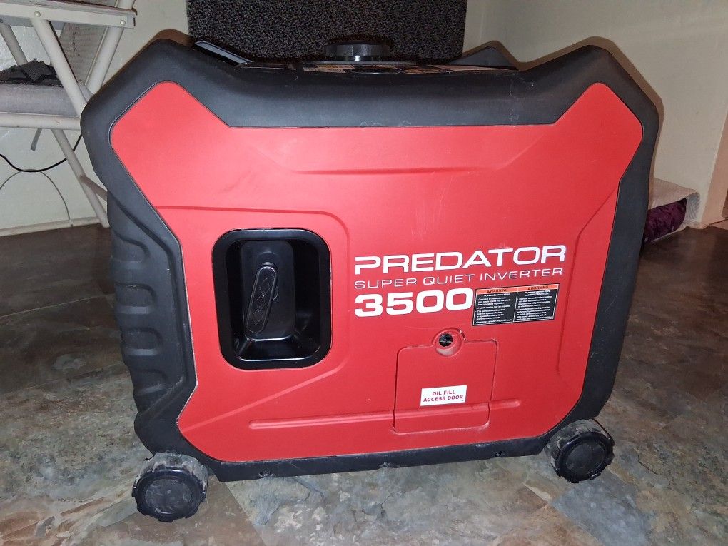 Predator Super Quiet Inverter 3500 Generator for Sale in Tucson, AZ ...