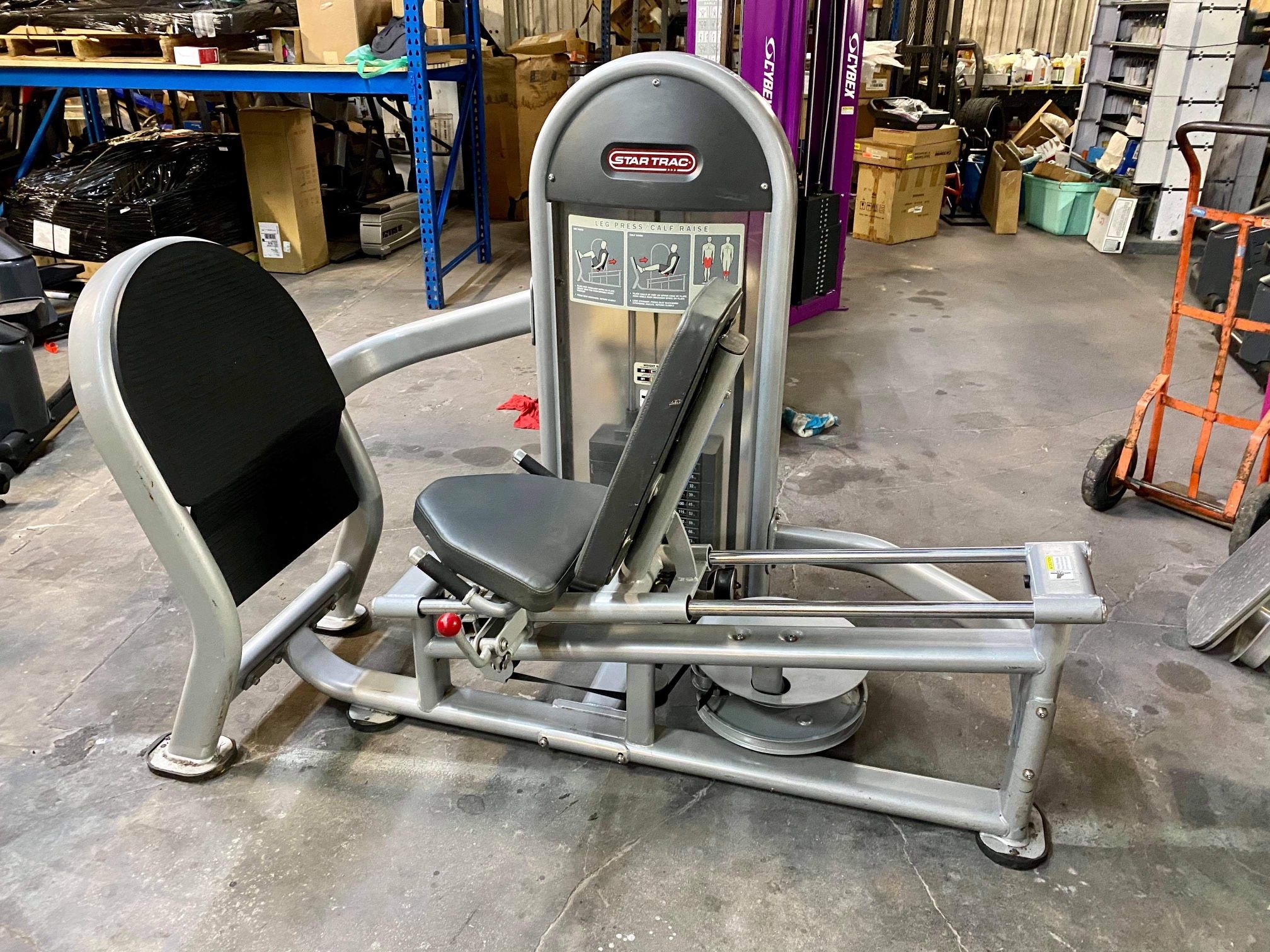 Tons Of Commercial Leg Presses, Olympic Weight Plate Loaded, Pin Select ...