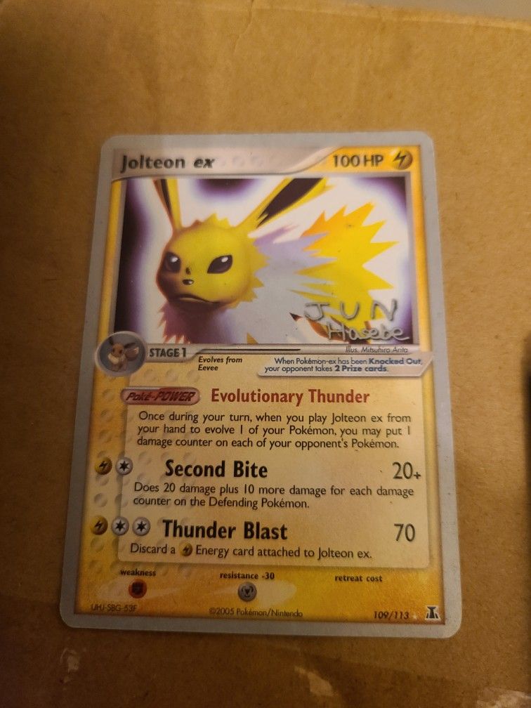 Jolteon Ex Card