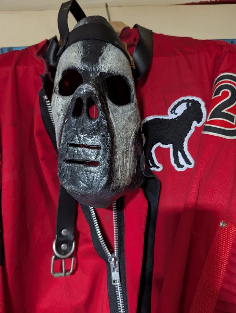 EXACT REPLICA OF SLIPKNOT'S PAUL GRAY'S RED JUMPSUITS+MASKS size 46 or ...