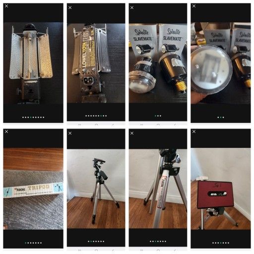 Set Of 10 Different Photography And Lighting Items for Sale in Garden ...