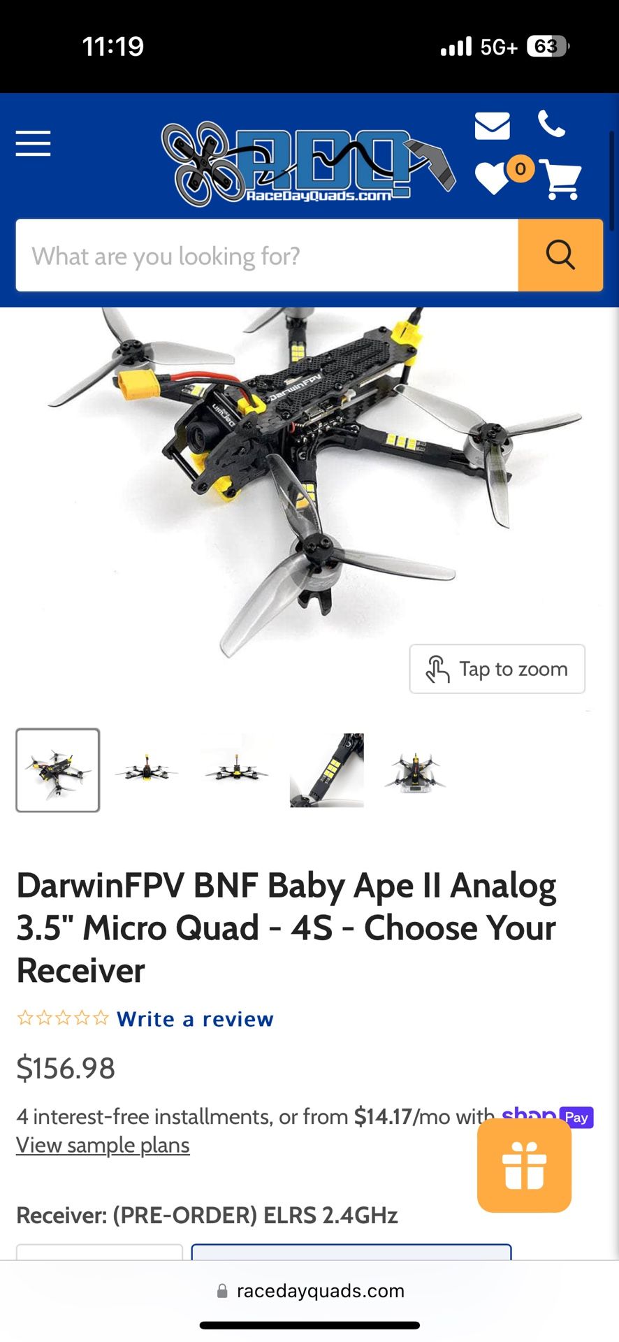 Darwin FPV Baby APE 2 Brand New for Sale in Los Angeles, CA - OfferUp