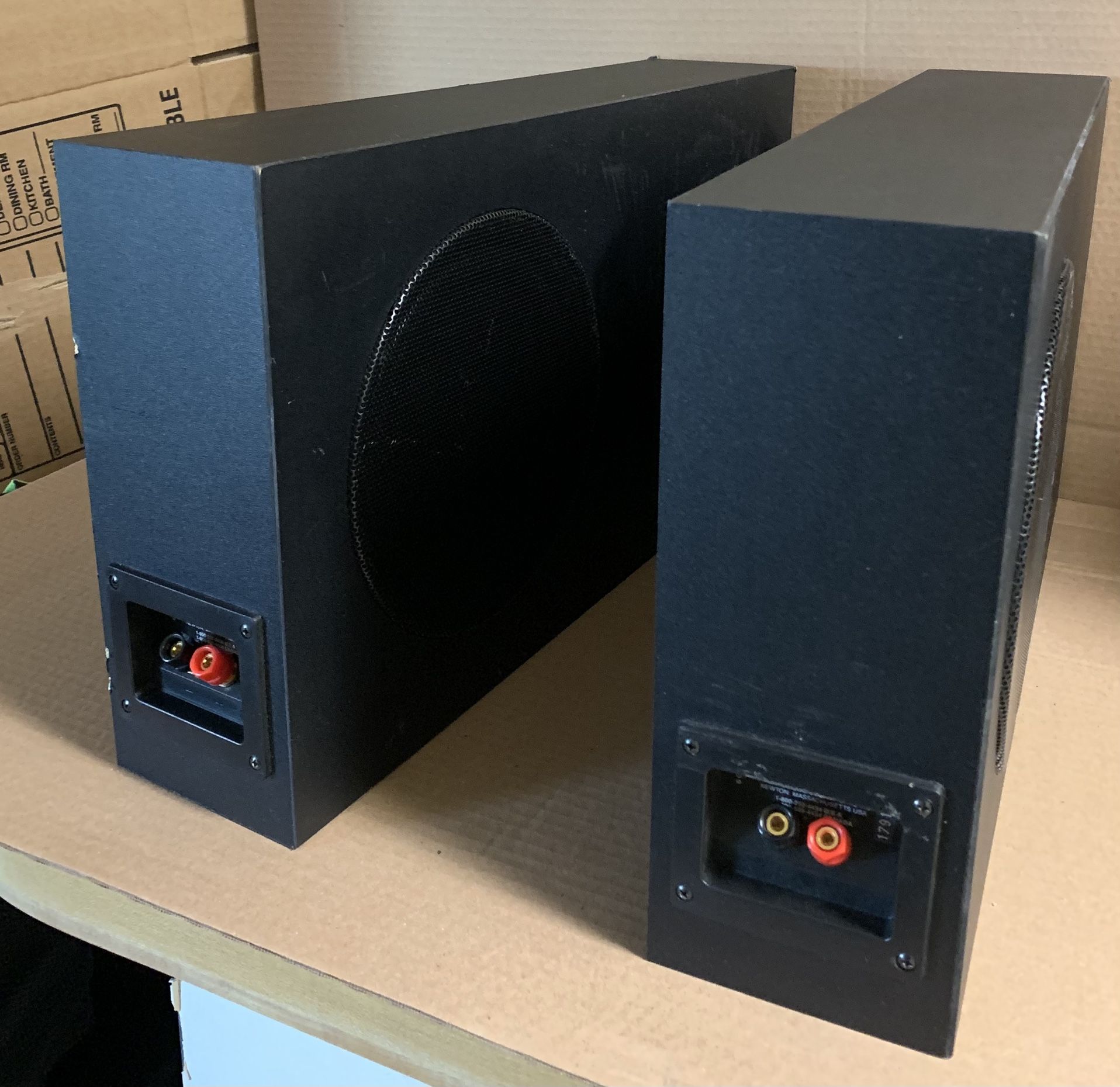 Two ensemble by henry kloss 6 ohms speakers for Sale in New Carrolltn ...